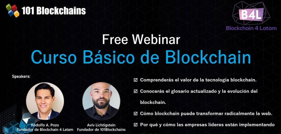 Presentación Webinar gratuita - Curso Basico de Blockchain