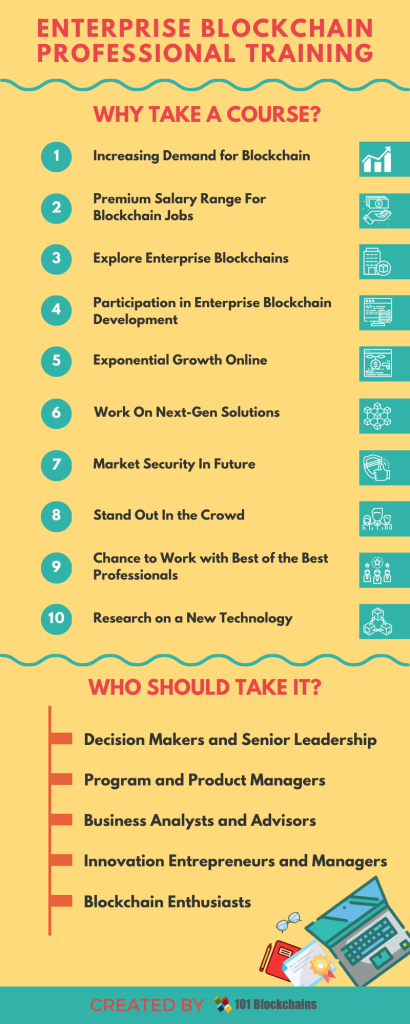Why Do You Need To Take An Enterprise Blockchain Course? - 101 Blockchains