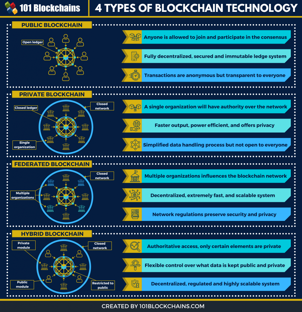 What Are The Different Types of Blockchain Technology? - 101 Blockchains