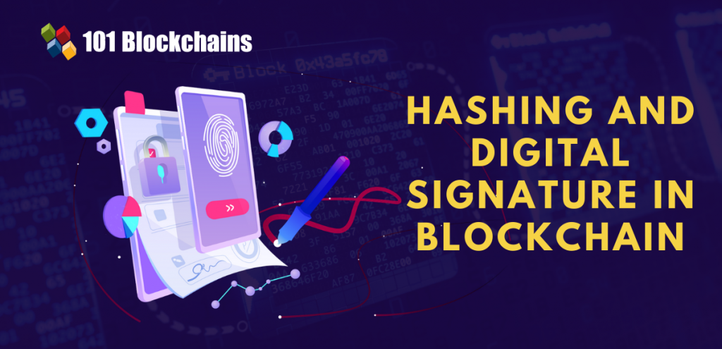 Hashing and Digital Signature in Blockchain - 101 Blockchains