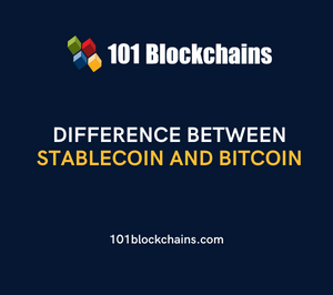 Difference between Stablecoin and Bitcoin - 101 Blockchains