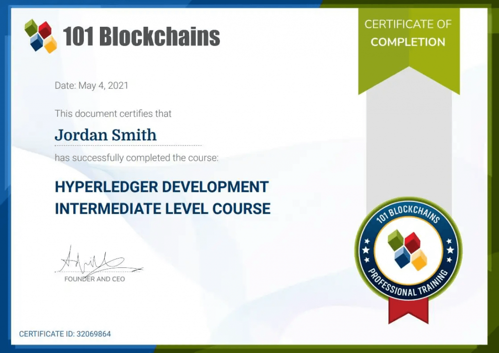 Hyperledger Fabric Development Course - Intermediate Level - 101 ...