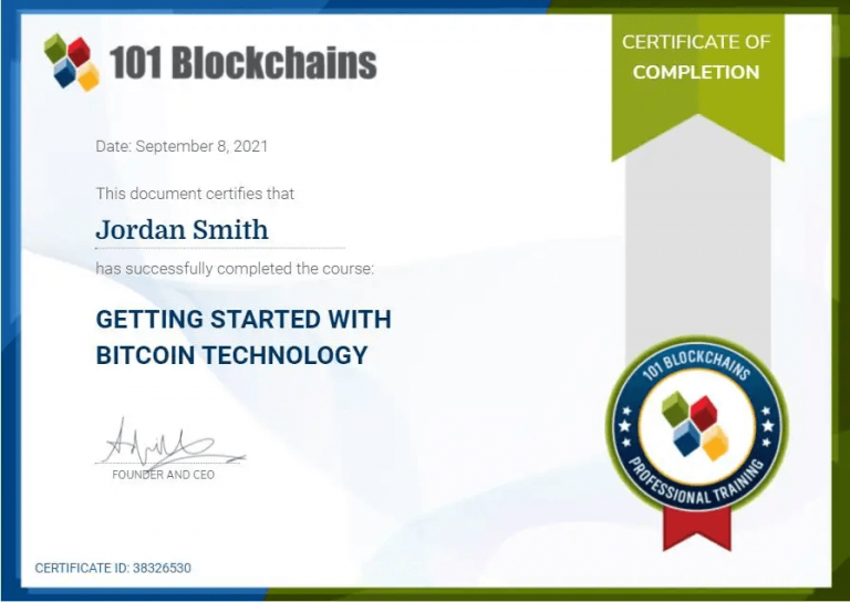 Getting Started with Bitcoin Technology - 101 Blockchains