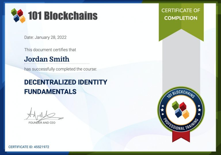 Decentralized Identity Fundamentals - 101 Blockchains