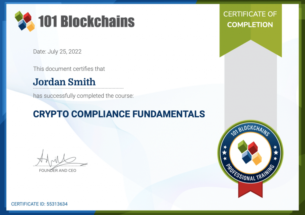 Crypto Compliance Fundamentals - 101 Blockchains