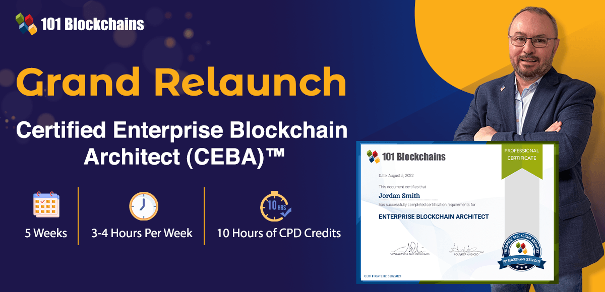 Announcement - Certified Enterprise Blockchain Architect (CEBA ...