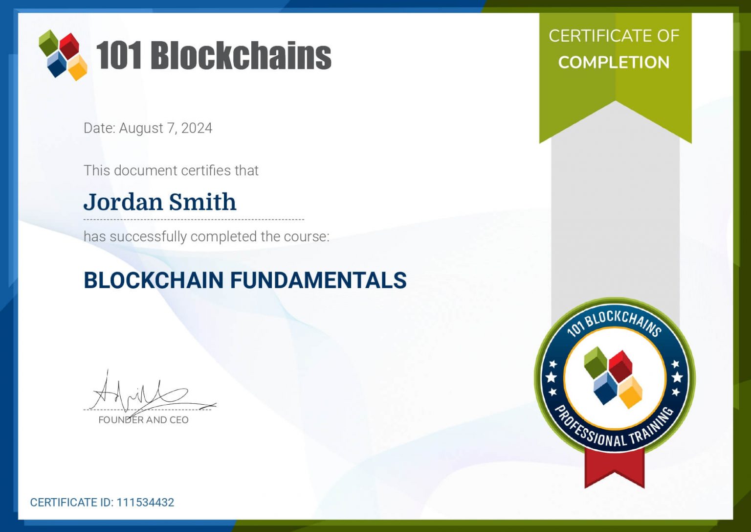 Free Blockchain Course - 101 Blockchains