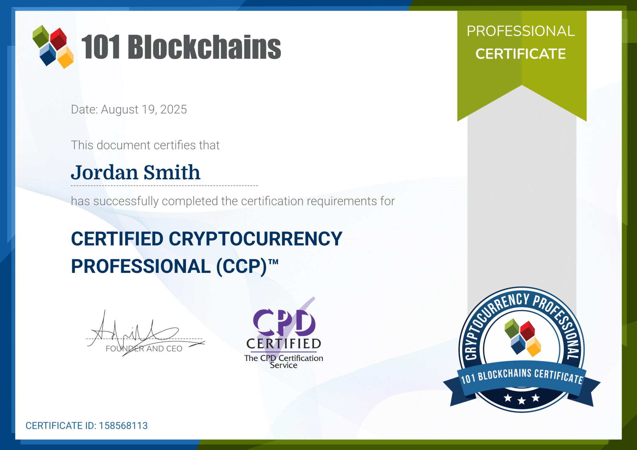 Certified Cryptocurrency Professional (CCP)™ | Crypto Certification