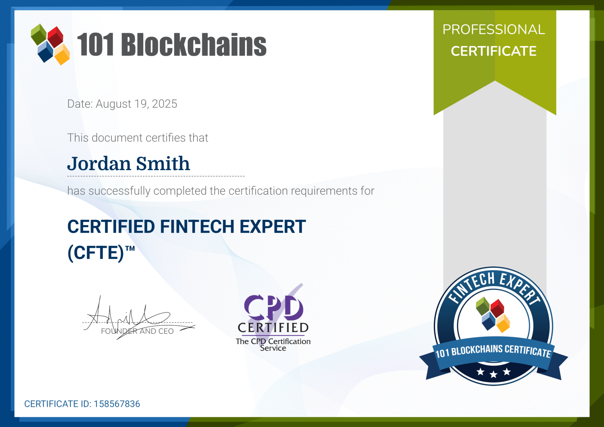 Certified Fintech Expert (CFTE)™ | Fintech Certification