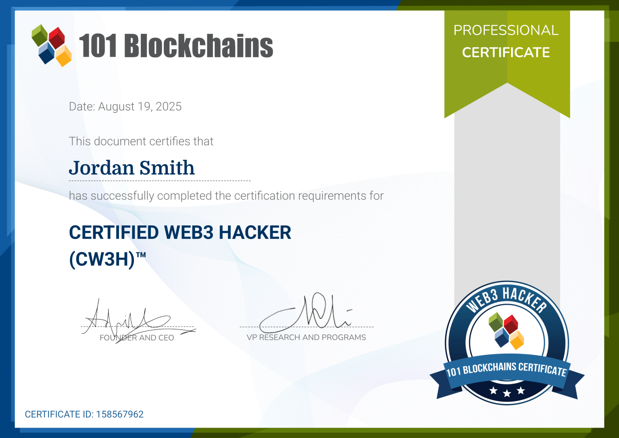 Certified Web3 Hacker (CW3H)™ | Web3 Security Certification
